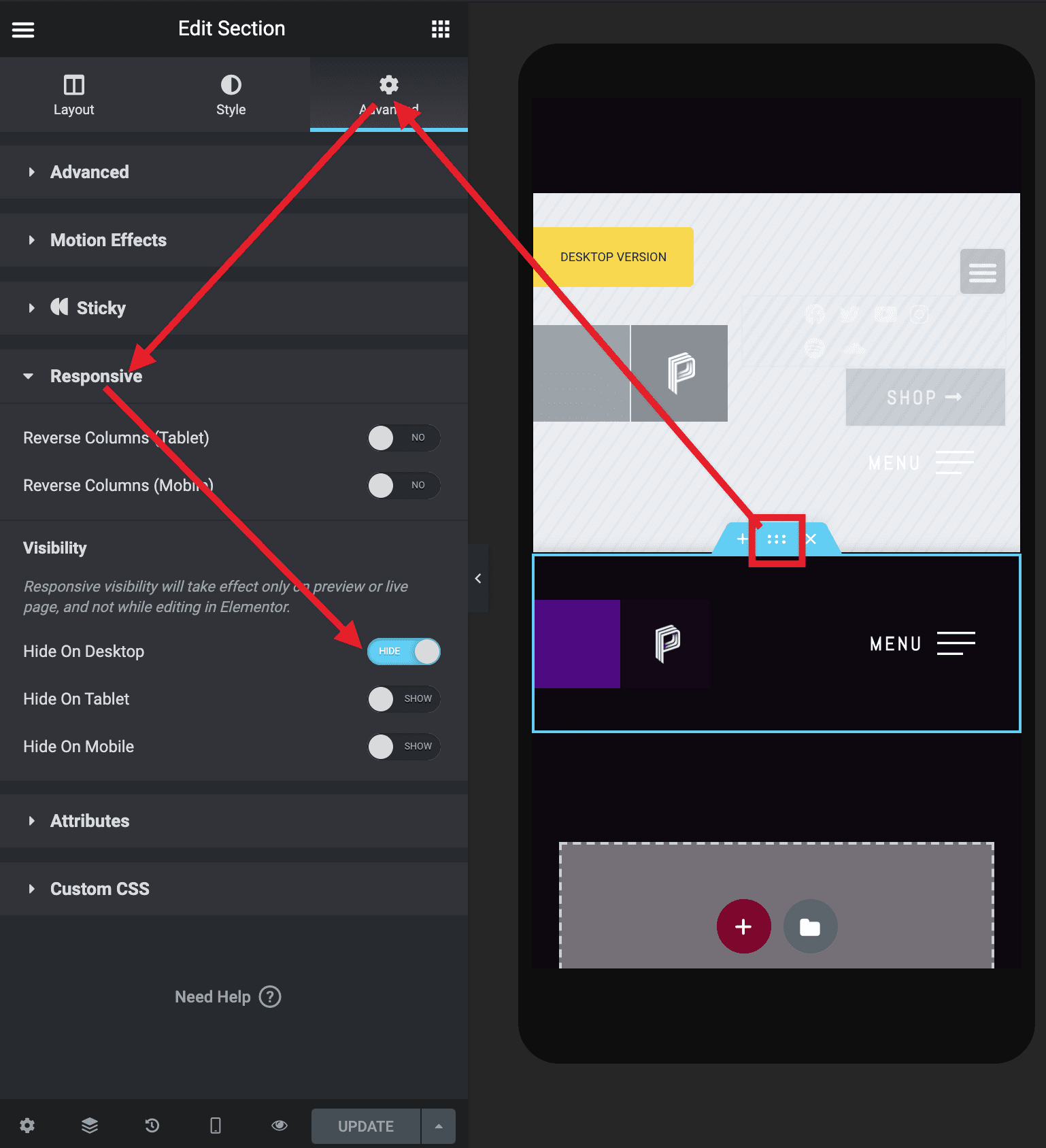 How to change Header, Mobile Menu and Offcanvas Menu | Sonaar
