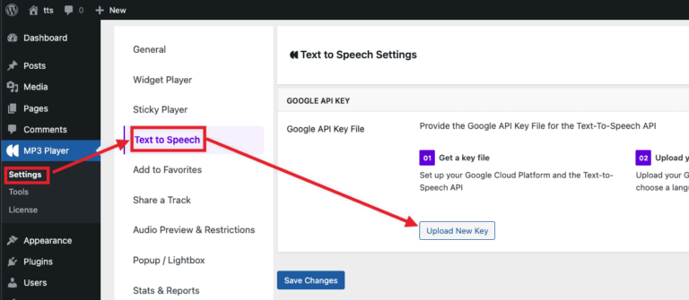 How to Get Google Cloud Text-to-Speech API Key | Sonaar